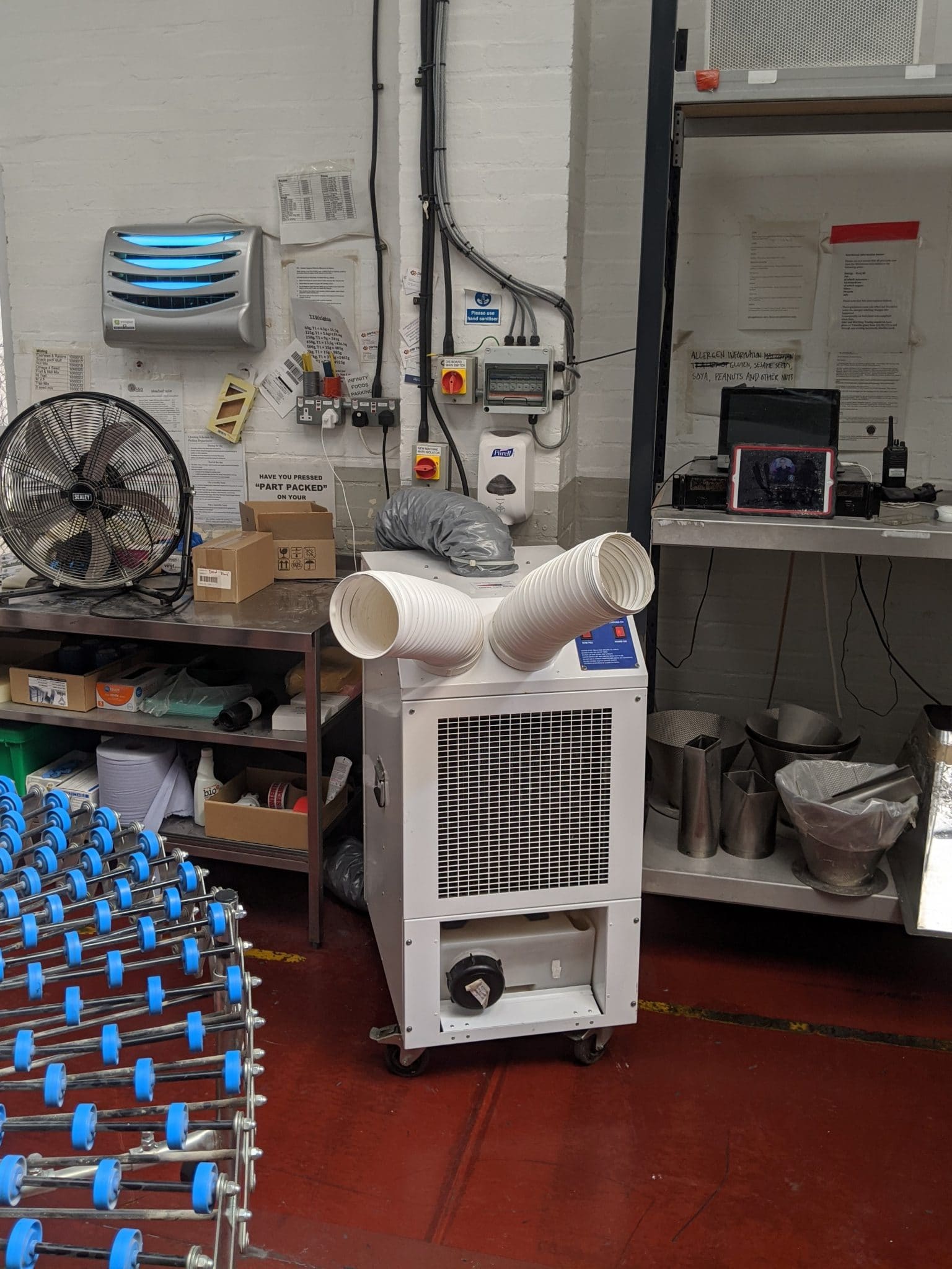 Industrial Cooling Hire - Production & Warehouse